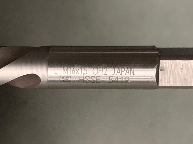 中古機械 情報No.202953 スパイラルタップ OSG EX-SFT M16x1.5 L OH2 HSSEの写真｜中古機械ならミサカ機械へ!