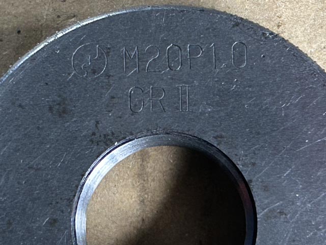 中古機械 情報No.211987 ねじゲージ 黒田(KKS) M20P1.0 GRIIの写真｜中古機械ならミサカ機械へ!